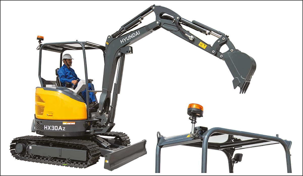 HD Hyundai HX30AZ Mini Excavator Ensures Fuel Eﬃciency & Operator Ease