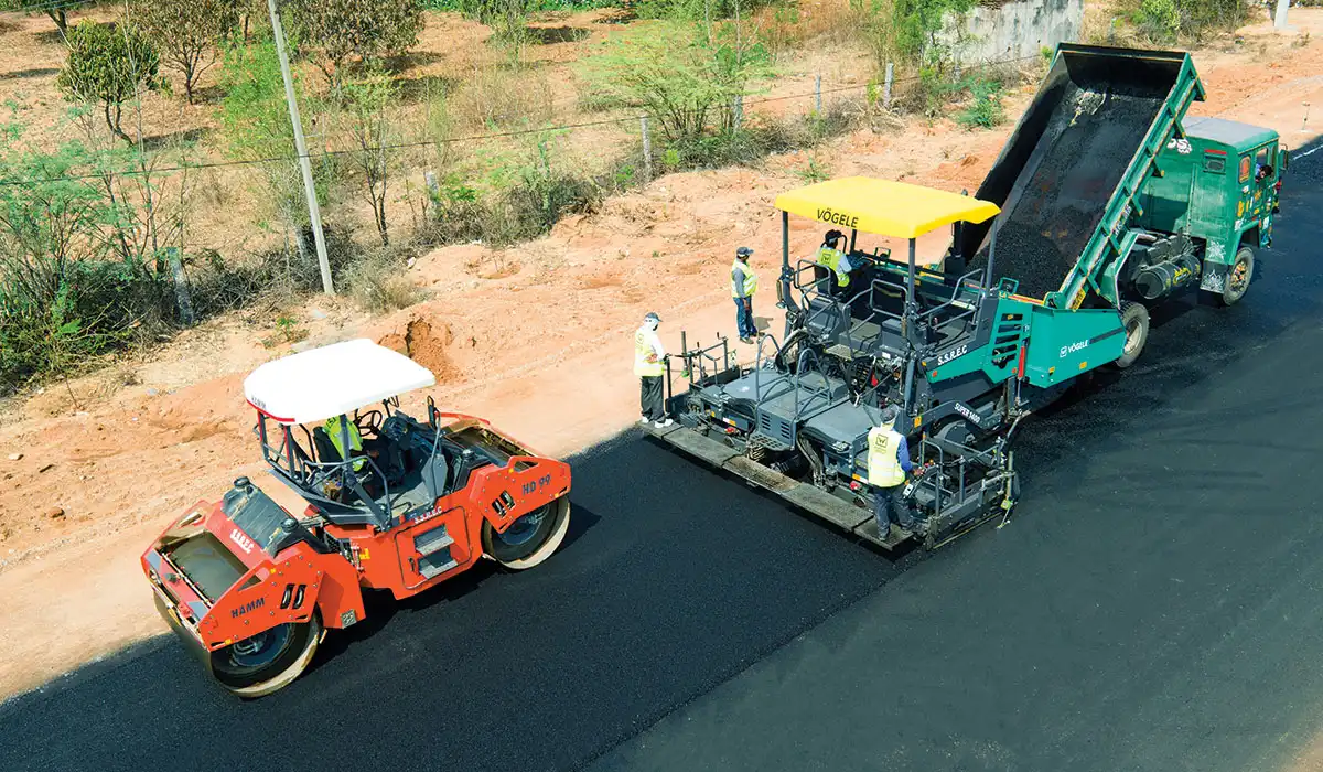 Machine Management in Road Construction Projects