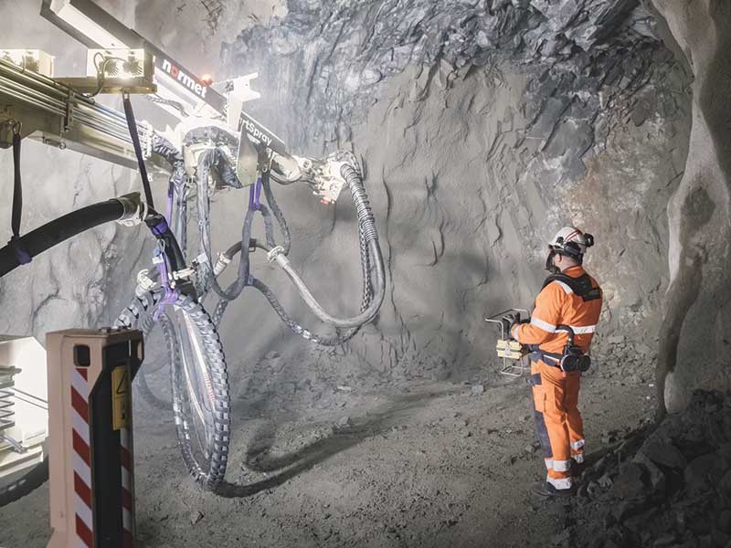 Sustainable Solution for Sprayed Concrete in Underground Tunnel Projects