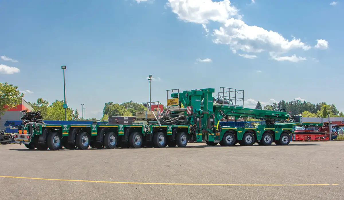 Goldhofer FTV 850 Offers Efficient Wind Turbine Transport Solutions