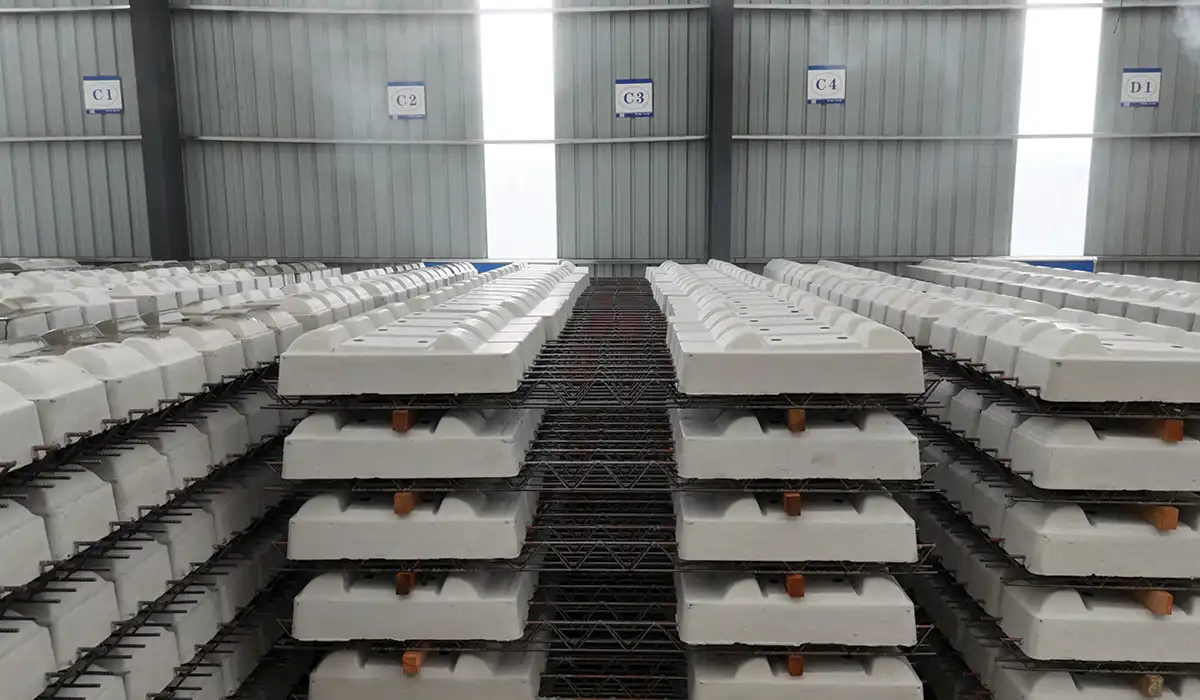 Curetec's Concrete Curing System: Faster production times & Energy savings