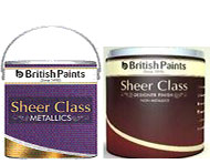 Sheer Class Designer Finish Range by British Paints