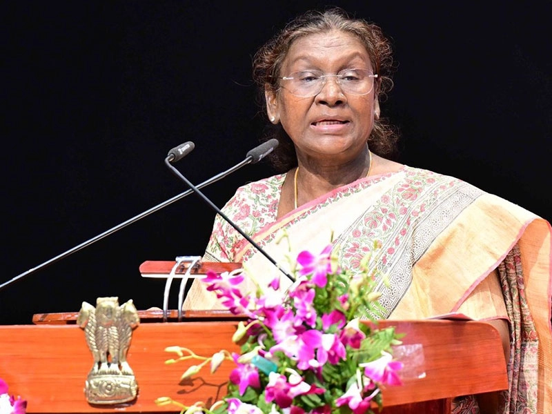 President Droupadi Murmu Inaugurates 105-ft Foot Overbridge in Dehradun